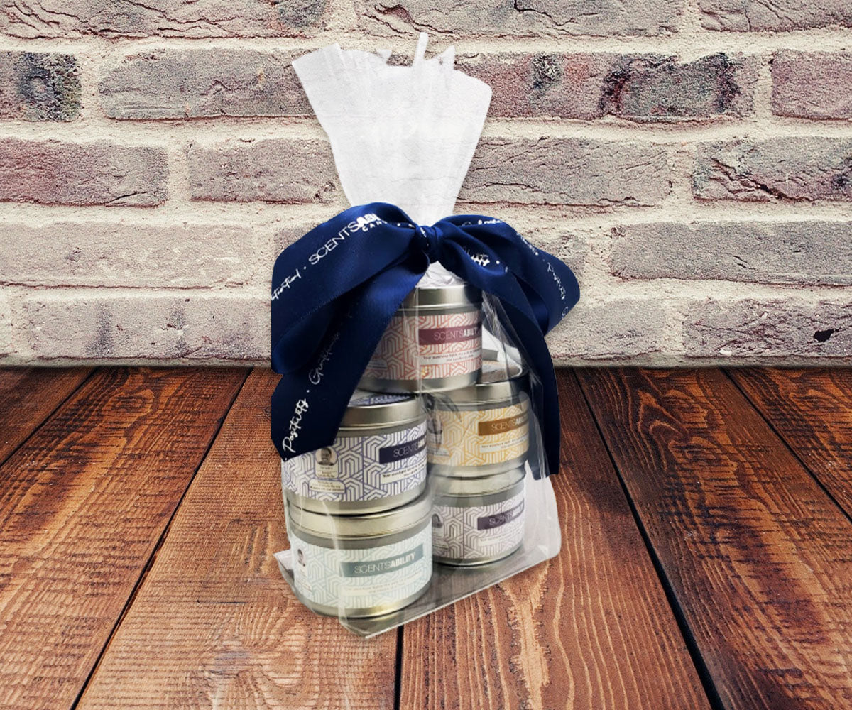 Core Values Gift Set (5) 6-oz Travel Tins | ScentsAbility Candles
