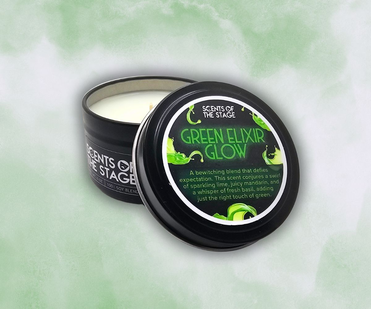 Green Elixir Glow | Scents Of The Stage | ScentsAbility Candles